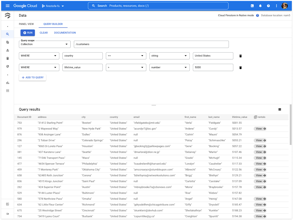 Querying Firestore in the Cloud Console - Azalio Querying Firestore in the Cloud Console - Azalio