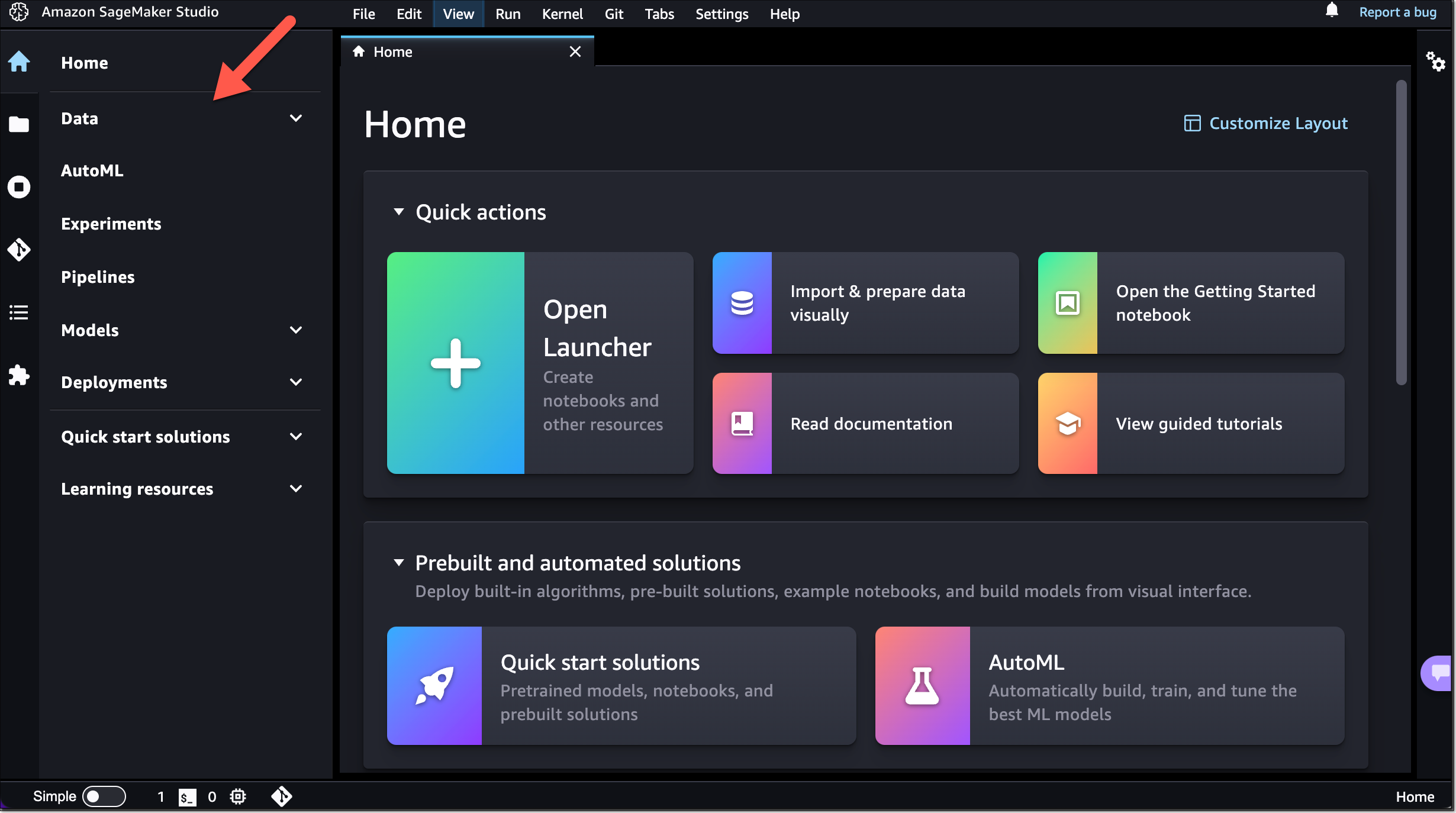 New – Redesigned UI for Amazon SageMaker Studio - Azalio