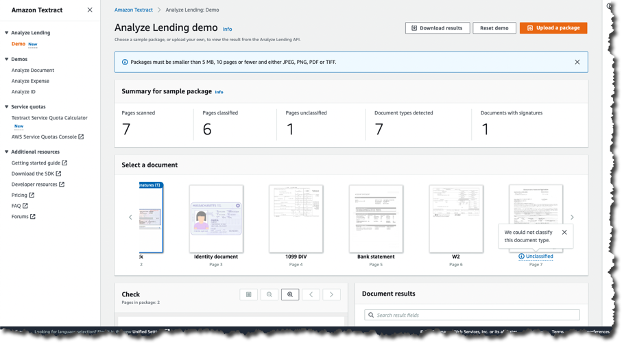 Classifying and Extracting Mortgage Loan Data with Amazon Textract - Azalio