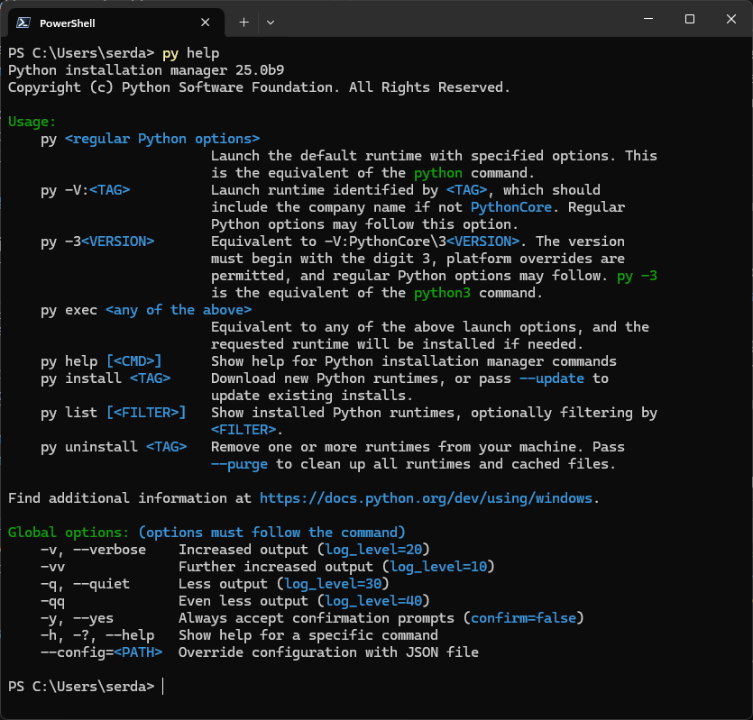 Get started with the new Python Installation Manager - Azalio
